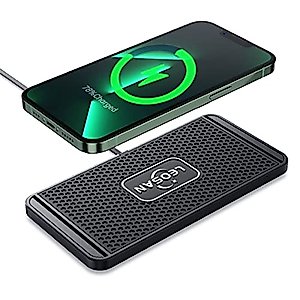 Wireless Charger,LEOSAN Wireless car Charger Charging pad 15w Non Slip qi Fast Charger for car Wireless Phone Charger for Android for iPhone 11/12/13/14 Pro Max Xs,Samsung Galaxy S20, S10+ Note 9，LG