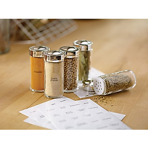 KitchenArt EZ Spice Label Set, 100-Piece