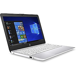 2022 HP Stream 11.6 inch Laptop Computer Intel Celeron N4020 upto 2.8 GHz, 4GB RAM, 32GB eMMC Storage, Windows 10 Home, 13Hr Battery Life, Office 365 1Year, (Diamond White) Plus Vgsion Bundle Software