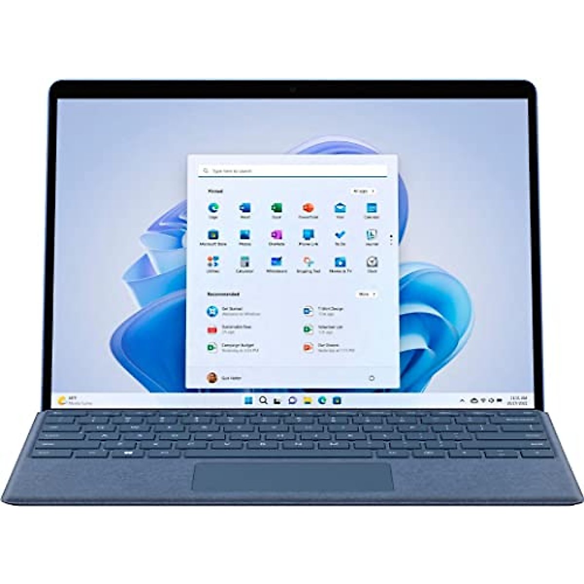 Microsoft Surface Pro 9, 13.3" Touchscreen 2-in-1 Tablet, 12th Gen Intel Core i7-1255U, Intel Iris Xe Graphics, 16GB DDR5 RAM, 512GB SSD, Windows 11h, Sapphire, Device Only, with MTC Stylus Pen