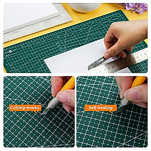 HTVRONT Self Healing Cutting Mat, 12" x 18" Double Sided Craft Mat, Non-Slip & Rotary Cutting Mat for Sewing, Scrapbooking, Quilting, Scrapbooking, Arts, Crafts Project（A3）