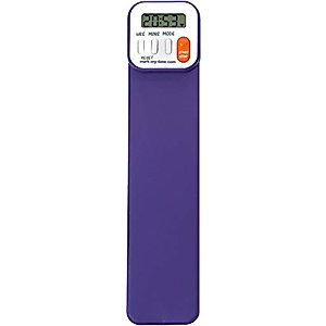Mark-My-Time Purple Digital Bookmark and Reading Timer