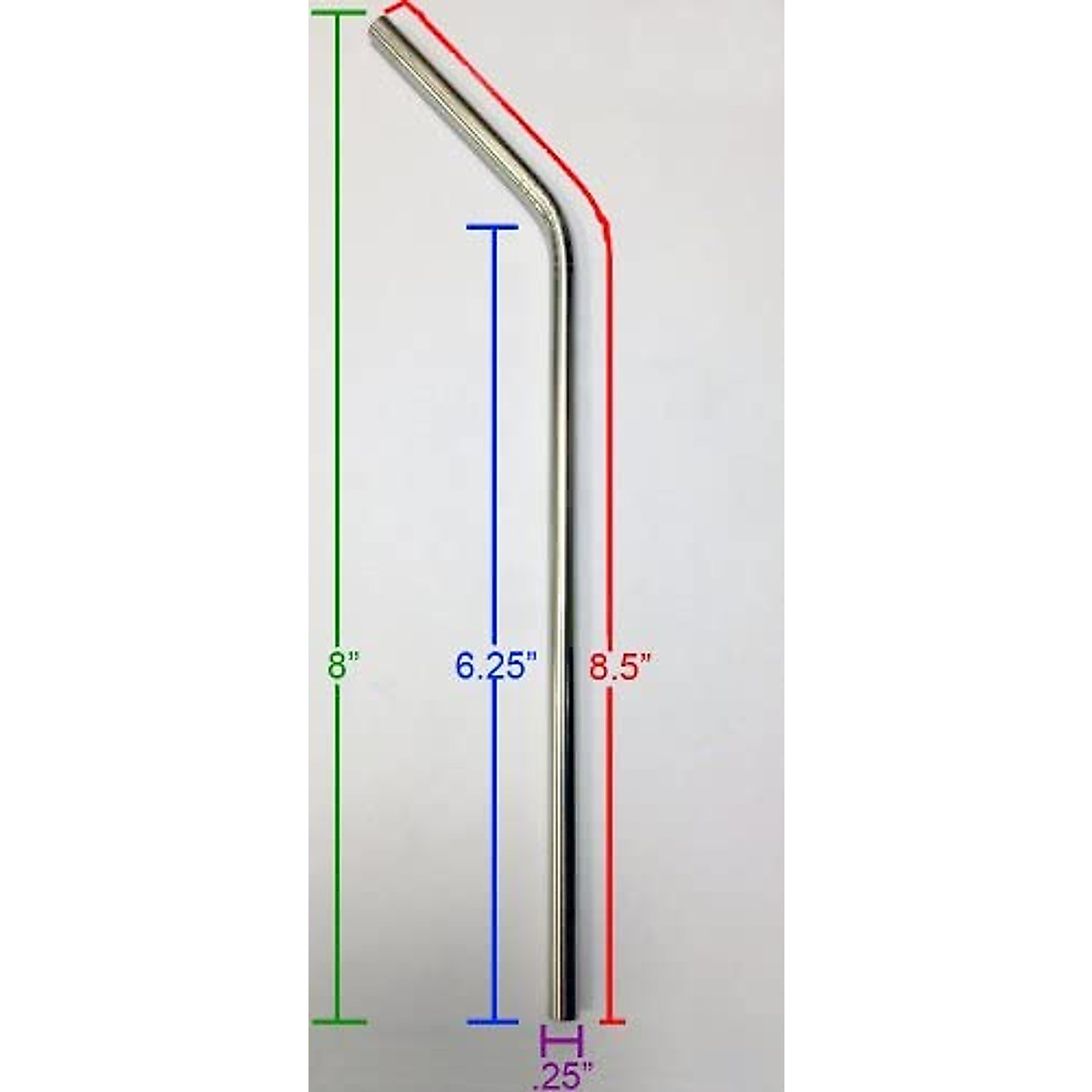 CocoStraw 10 Reusable Straws - Stainless Steel Drinking - Set of 10 + Cleaner - Eco Friendly, SAFE, NON-TOXIC non-plastic- CocoStraw Brand