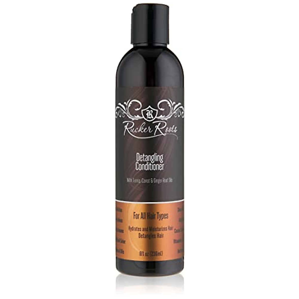 Rucker Roots Detangling Conditioner |Turnip, Carrot, Ginger Root Oils| For All Hair Types| Hydrates & Moisturizes Hair| Detangles Hair