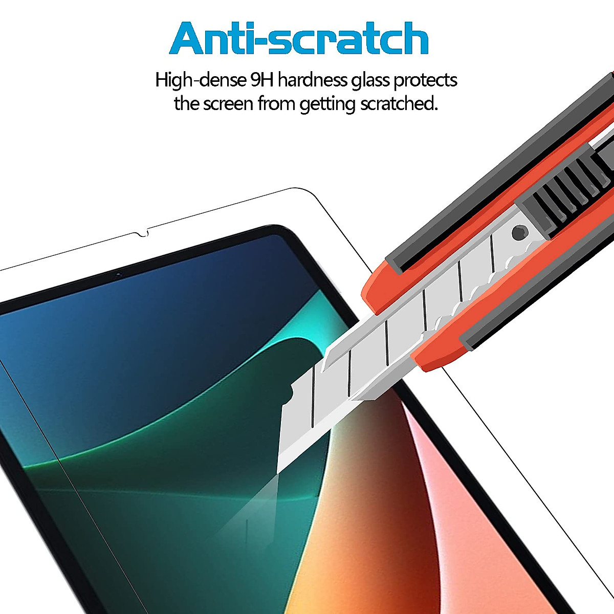 XunyLyee [2 Pack] Screen Protector Compatible with Xiaomi Pad 5, Tempered Glass Film for Xiaomi Pad 5 Pro (11 Inch) [Easy Installation]