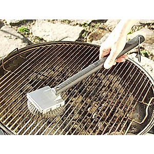 Tool Wizard Toolwiz, Grill Brush with Extra Scrubber