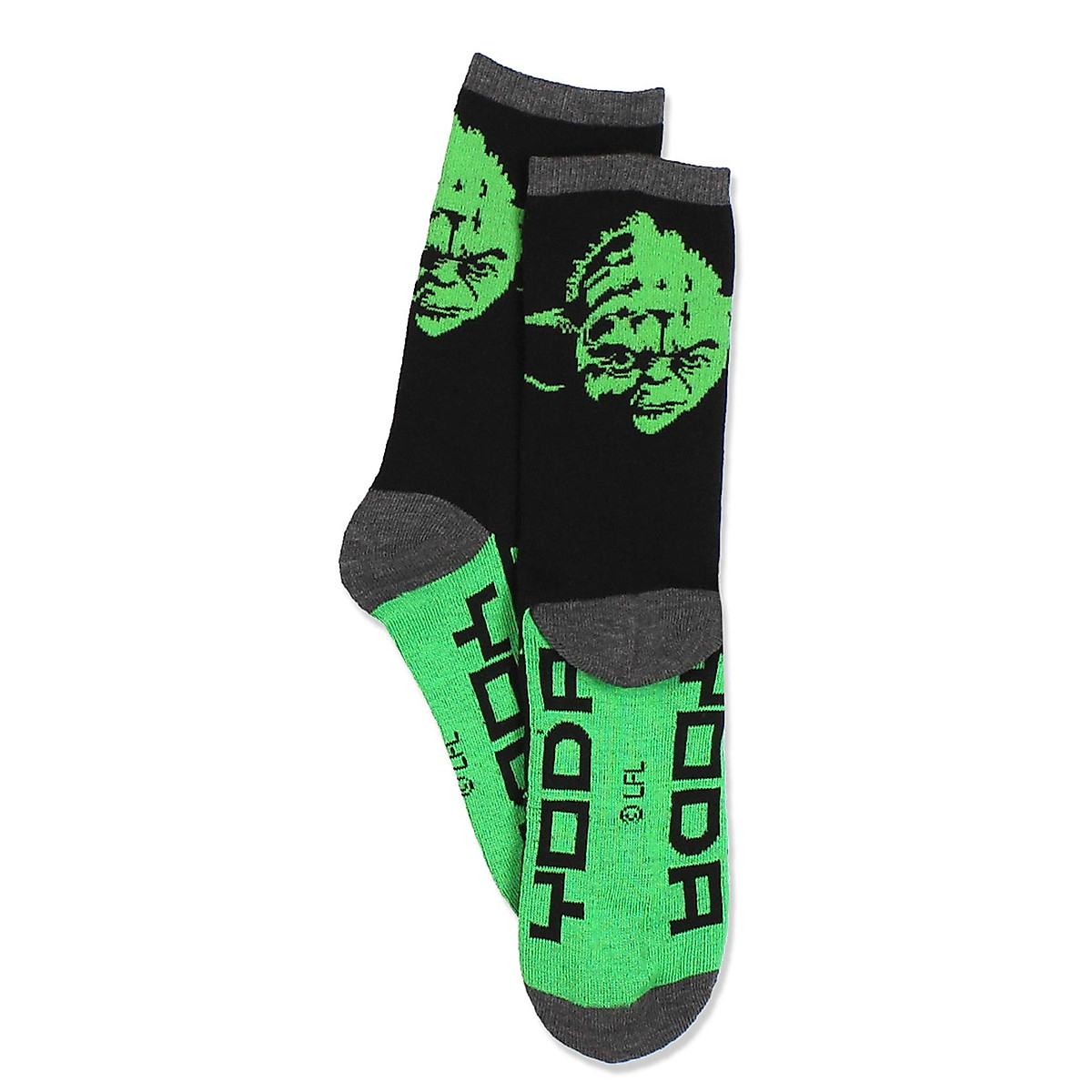 STAR WARS Toddler Boys 3 pack Socks (Shoe: 7-10 (Sock: 4-6), Grey/Multi Crew)