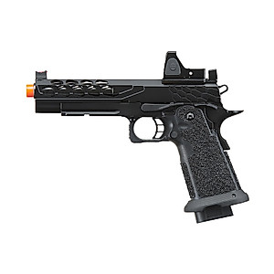 Lancer Tactical STRYK Hi-Capa 5.1 Gas Blowback Airsoft Pistol with Red Dot Reflex Sight