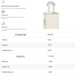 The Reader Tarot Card Tote Bag - Reading Bookish Cotton Tote Bag, Book Bag, Library Canvas Tote Bag (Natural)