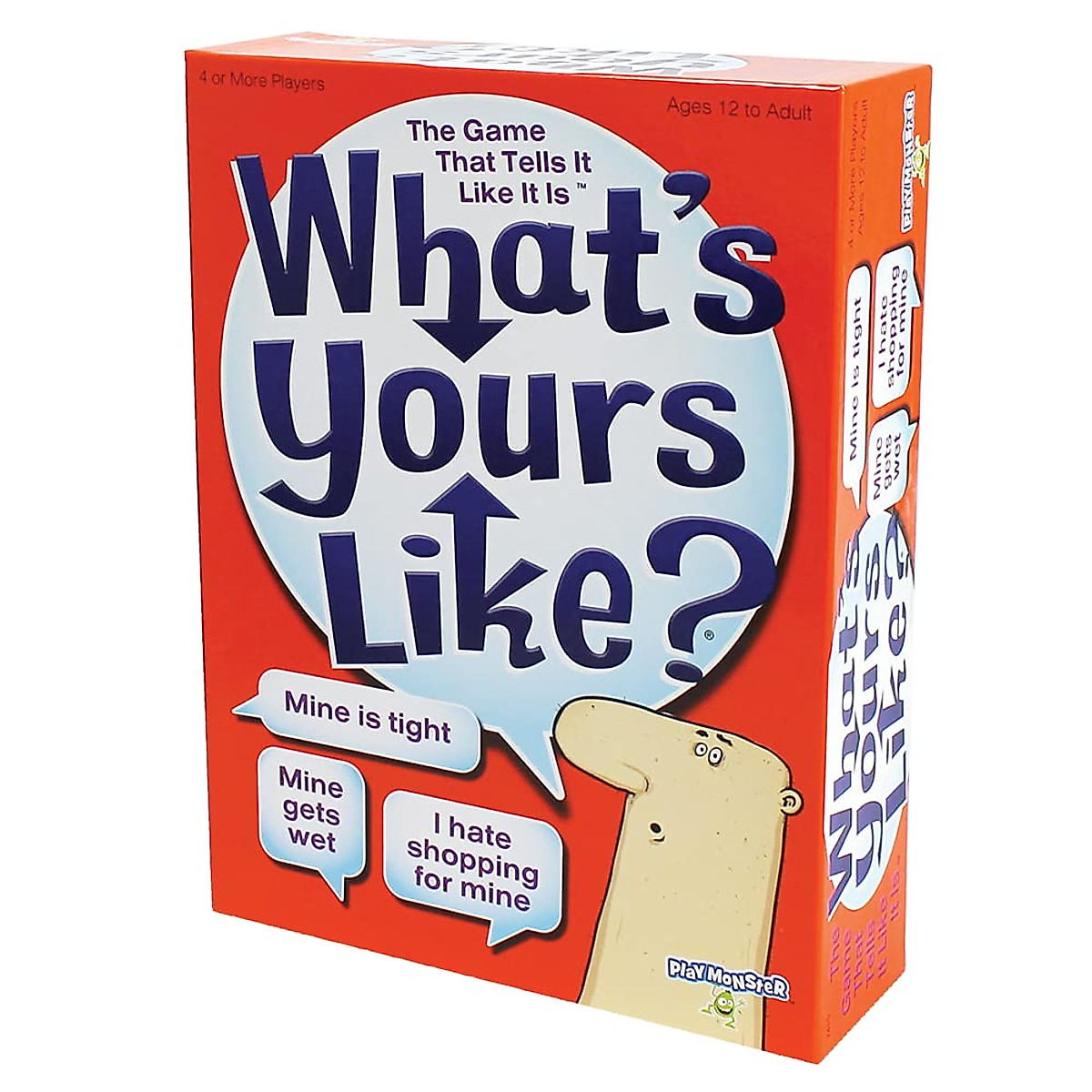 PlayMonster What's Yours Like? — Hilarious Party Card Game — Describe What Your Guess Word is Like — Ages 12+