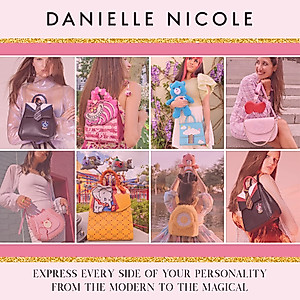 Danielle Nicole Hello Kitty, Bow Design Purse Backpack, Black, Mini