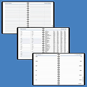 2021 Daily Appointment Book & Planner by AT-A-GLANCE, 6-1/2" x 8-3/4", Medium, The Action Planner, Black (70EP0305)