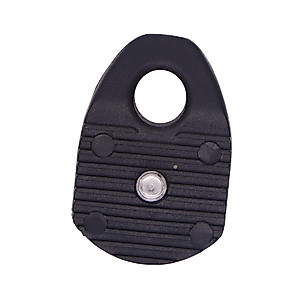METER STAR 12 Pack of Kayaking Canoeing Rafting Nylon Single Eyelet Tie Down Loop Safety Anchor Deck Fitting with 304 M4 Screw Kit,Give Free Install Tools