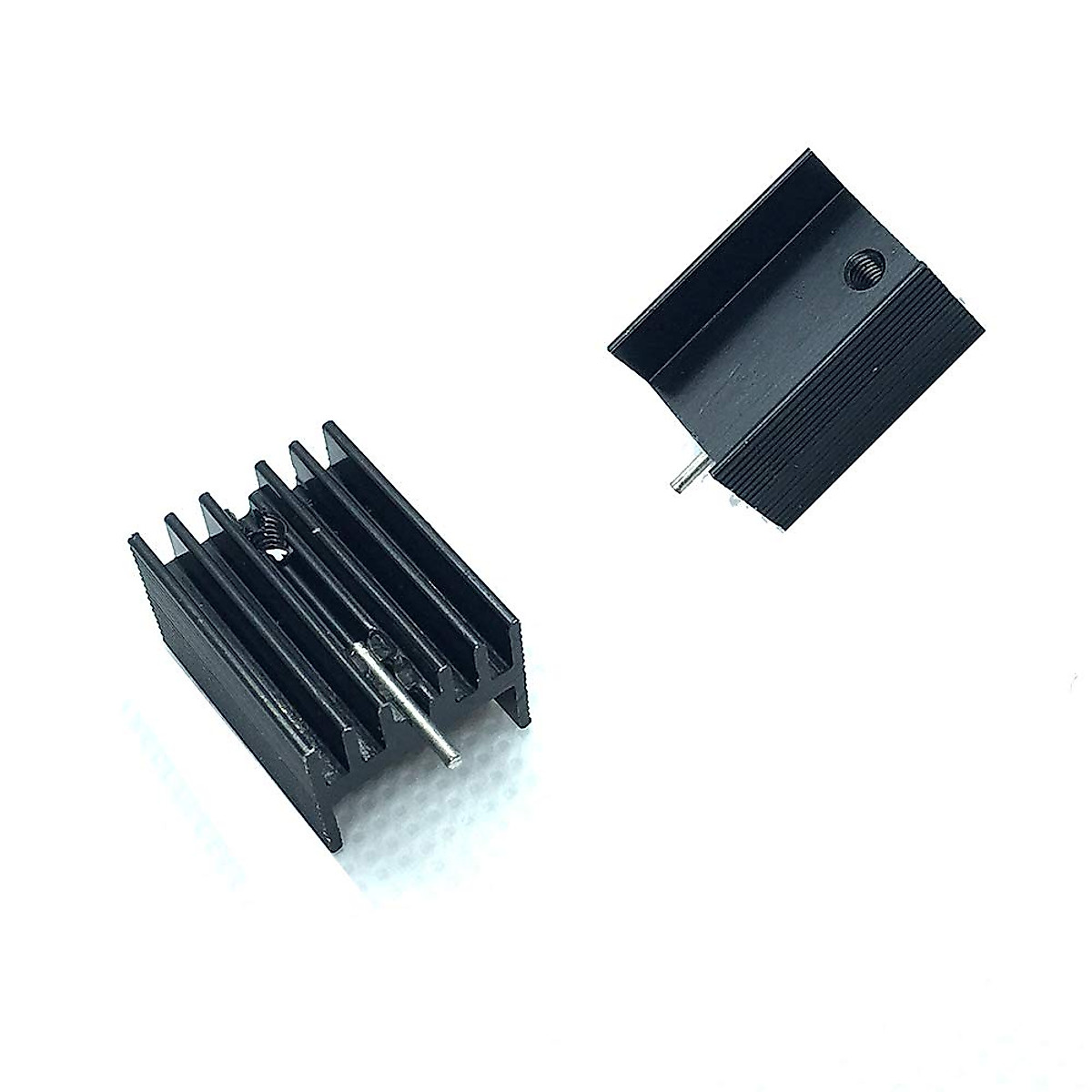 TO-220 Heatsink Kit,TO220 Heatsink + Insulator/Mounting Kits (TO220 Heat Sink +Screw+Insulator Rubberized Silicone) for LM78XX Voltage Regulator, MOSFET Transistor 20mmx15mmx11mm 12 Pack