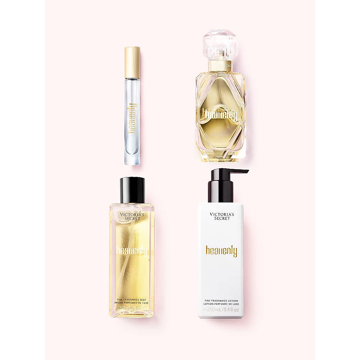 Victoria's Secret Heavenly Eau de Parfum, Women's Perfume, Notes of Gold Musk, Vanilla Sandalwood, White Jasmine, Heavenly Collection (3.4 oz)