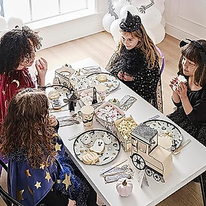 Ginger Ray Halloween Ghost Train Treat Sandwiches & Cake Stand with Pop Up Characters Tabletop Decoration