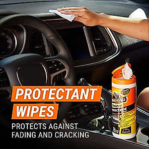 Car Protectant Wipes, Disinfectant Wipes, Glass Cleaner Wipes by Armor All, Cleaning Wipes Variety Pack for Cars, Trucks, Motorcycles, , (Pack of 3)