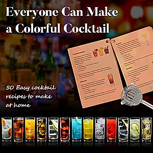 Mooues 18-Piece Bartender Kit, Stainless Steel Cocktail Shaker Set with Bamboo Stand, Bar Cart Accessories with All Essential Bar Tools, Bar Sets for The Home, Cocktail Set for Gift