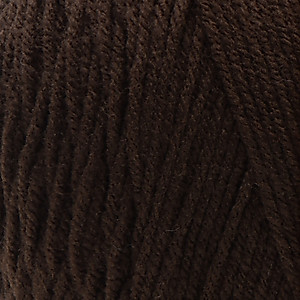 Red Heart Coffee Super Saver Jumbo Yarn, 1 Pack