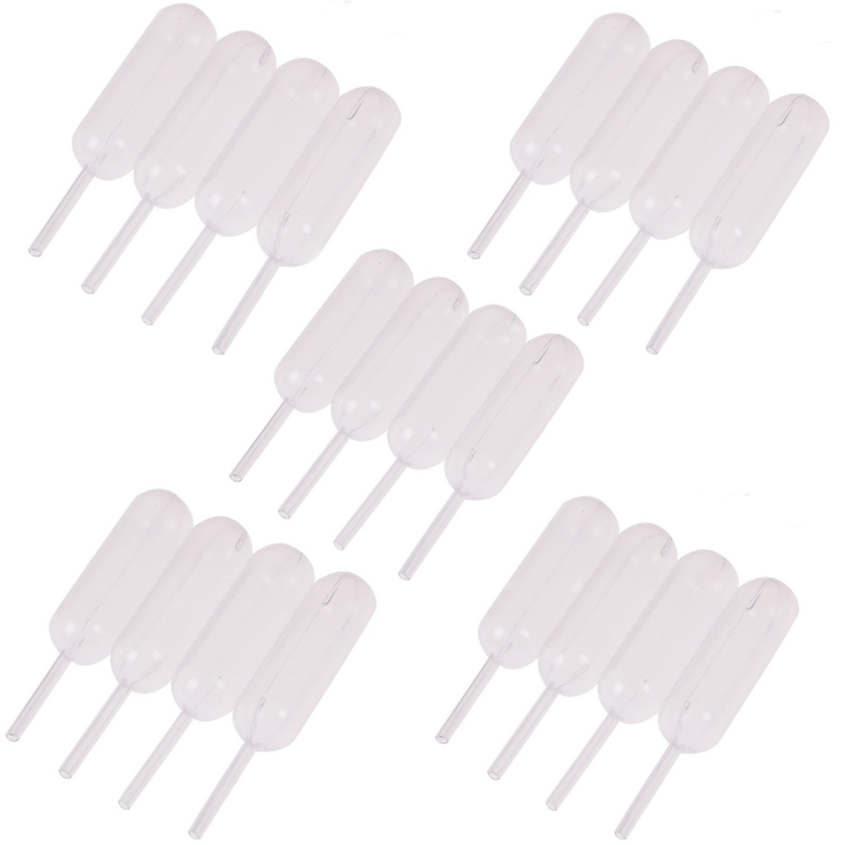 Buytra 250 Pack 4ml Plastic Cupcake Pipettes Liquor Injector Disposable Transfer Pipettes Eye Dropper for Chocolate, Strawberry, Food