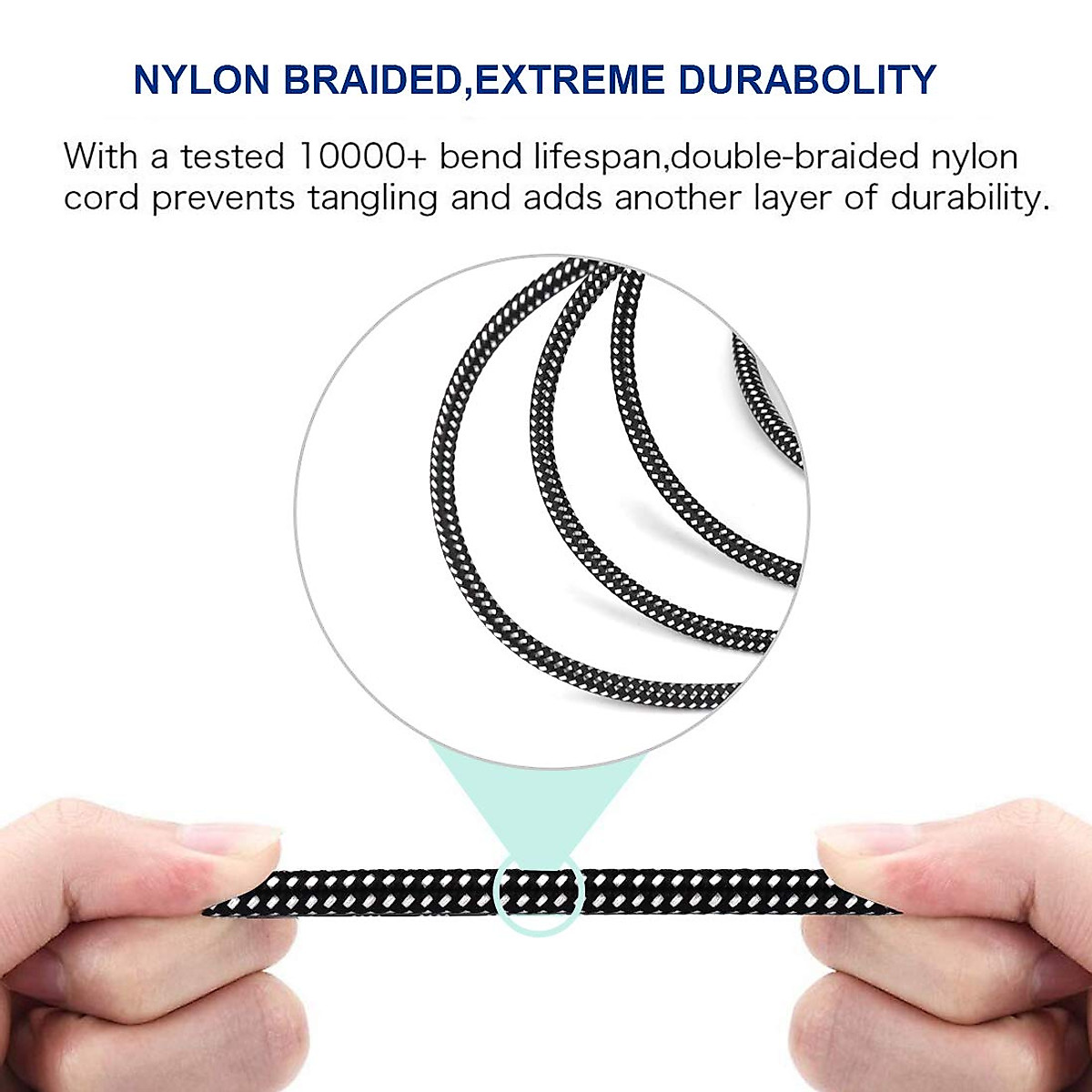 KINXIYU XLR Female to 1/4 Inch TRS Cable 6 FT, Nylong Braided XLR 3 Pin Female to 6.35mm TRS Male Balanced Wire Mic Cord (Pure Copper Conductors)