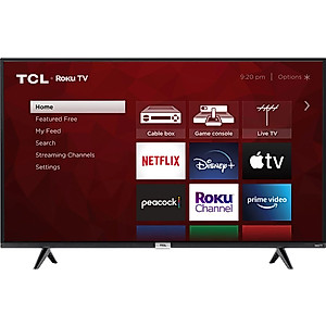 TCL 50-inch Class 4-Series 4K UHD Smart Roku LED TV - 50S435, 2021 Model