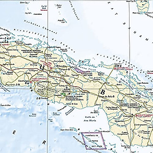 Caribbean Map (National Geographic Destination Map)