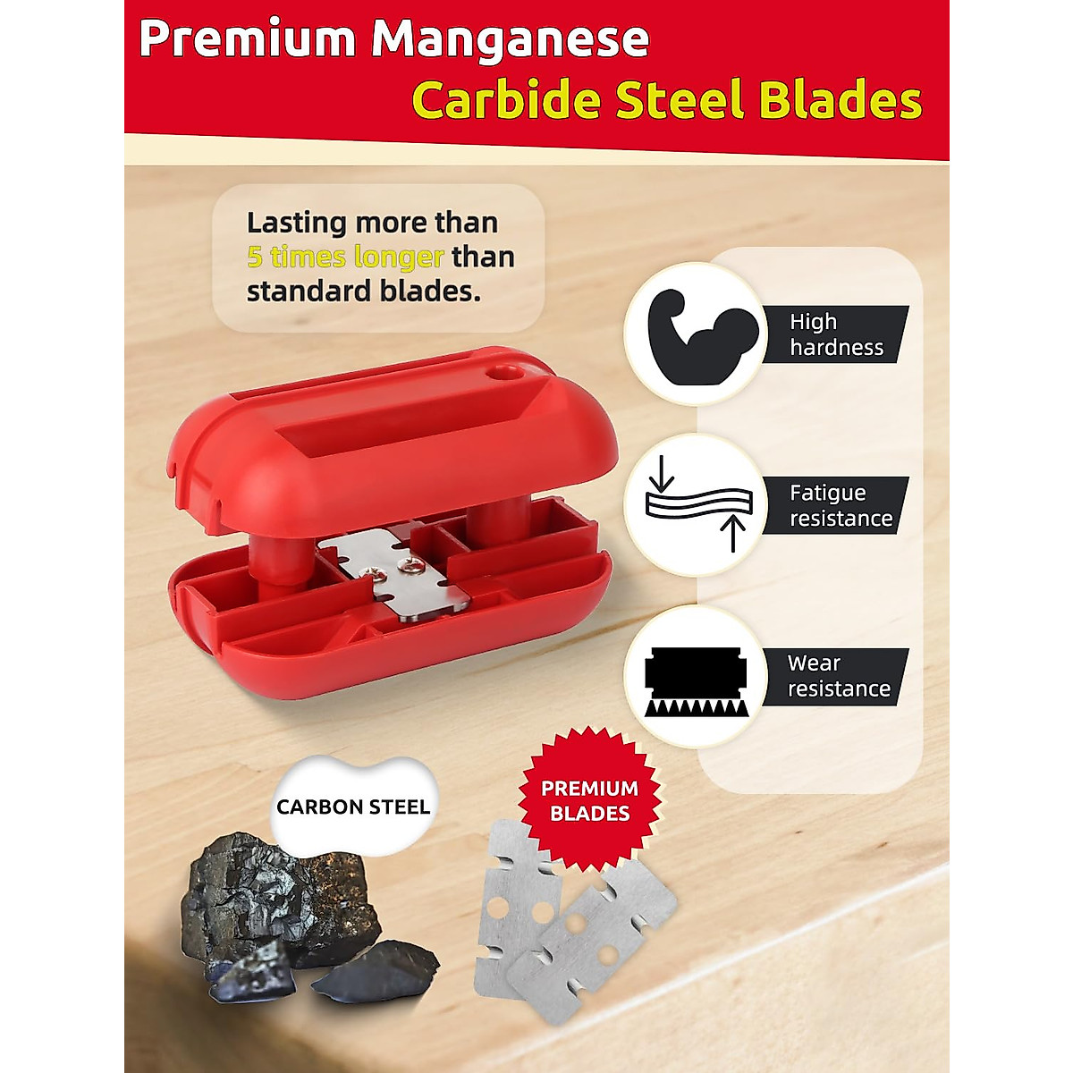 Edge Banding Trimmer, Edge Banding Cutter with Tungsten Carbide Blades, Woodworking Edge Banding Trimmer Tool for All Directions