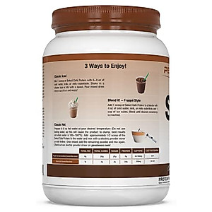 PEScience Select Cafe Protein, Caramel Macchiato, 20 Servings, Coffee Flavored Whey and Casein Blend