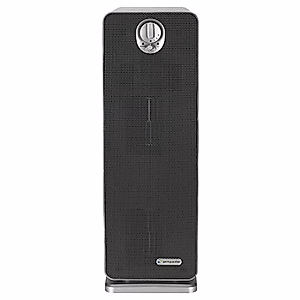 Germ Guardian AC4900CA 22” 3-in-1 True HEPA Filter Air Purifier for Home, Full Room, UV-C Light Kills Germs, Filters Allergies, Smoke, Dust, Pet Dander, & Odors, 3-Yr Wty, GermGuardian, Black