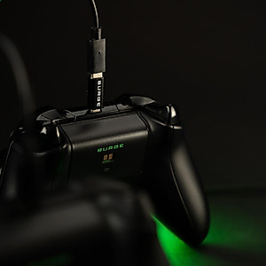 Play & Charge Kit for Xbox Series X|S & Xbox One Controllers - Surge DualCharge, 2x 1200mAh Rechargeable Battery Packs, Charge Cable (3m/10ft) USB-A to USB-C, Controller Backplates, Micro-USB Adapter