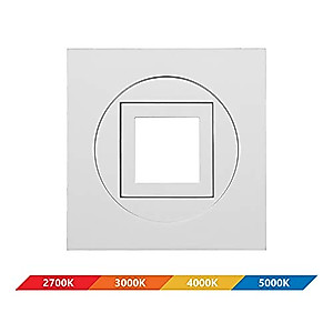 NICOR Lighting DQR4MA11202KWH LED Downlights, Matte White