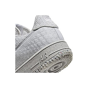 Nike Men's Air Force 1 Low Crater Basketball Shoes, White/White-summit White, 10