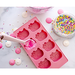 Sanrio Hello Kitty Hearts Flexible Silicone Ice Cube Tray In Character Shapes | Reusable Ice Mold For Freezer | Makes 8 Cubes