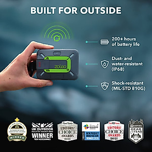 ZOLEO Satellite Communicator – Two-Way Global SMS Text Messenger & Email, Emergency SOS Alerting, Check-in & GPS Location – Android iOS Smartphone Accessory