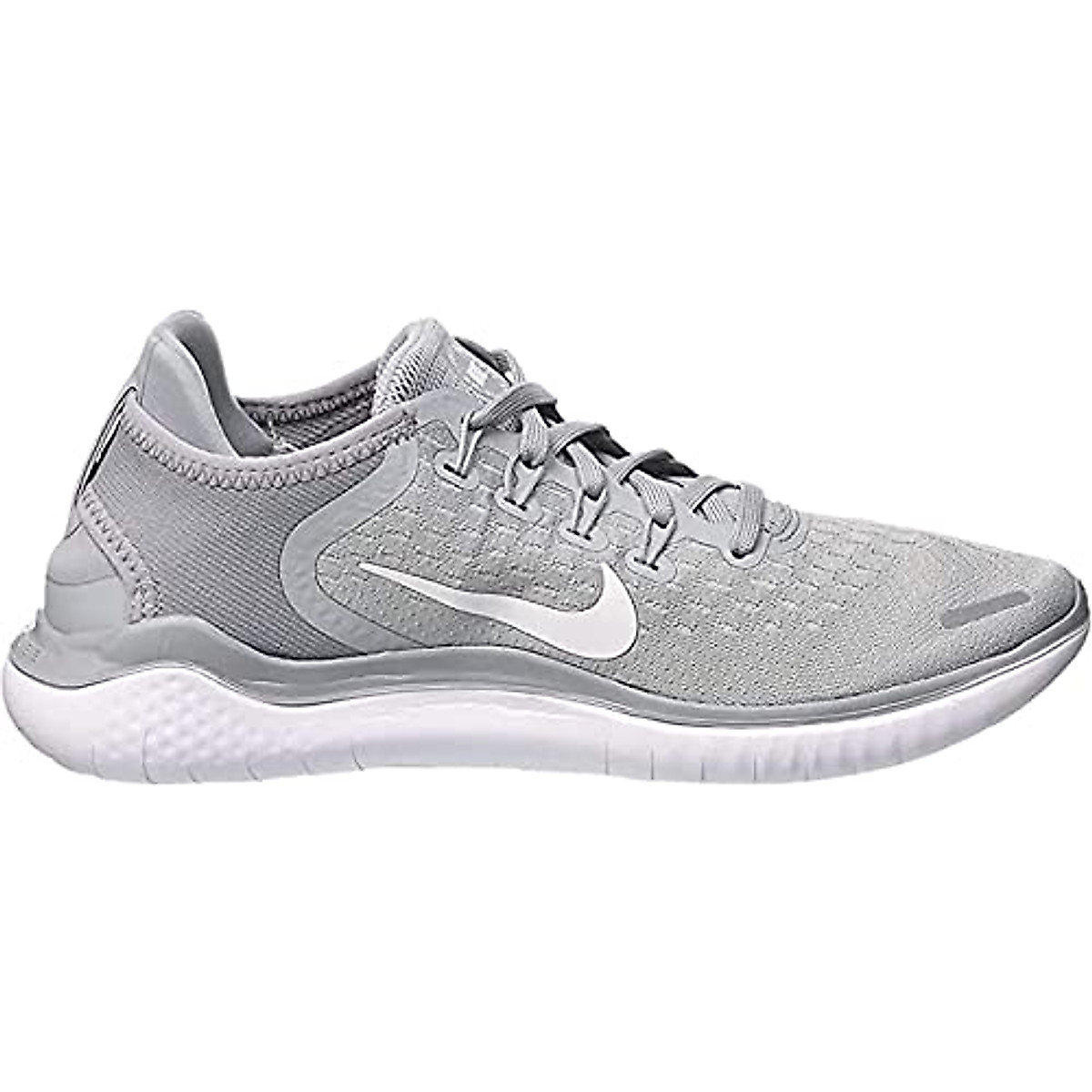 Nike Womens Free RN 2018 Running Shoes (8.5, White)