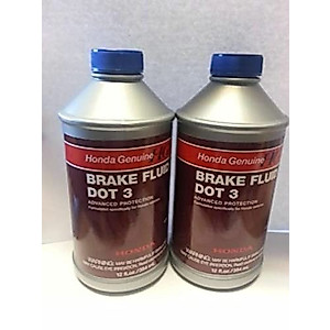 Genuine Honda And Acura Brake Fluid Dot 3 (Pack Of 2)