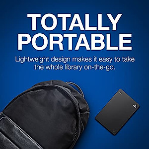 Seagate Game Drive for Playstation Consoles 4TB External Hard Drive - USB 3.2 Gen 1, Officially-Licensed (STLL4000100)