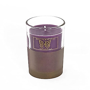 HB Botanicals Luxury Candle Lavande Provence Highly Scented Soy Candle Lavender Wax. Clean Burn in 7.5 Oz Frosted Gold Glass. Beautiful Gold Embossed Gift Box. Gift Wrapped! Safe Cotton Wick