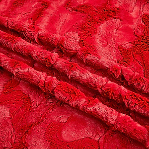 Shannon Minky Luxe Cuddle Hide Cardinal, Fabric by the Yard