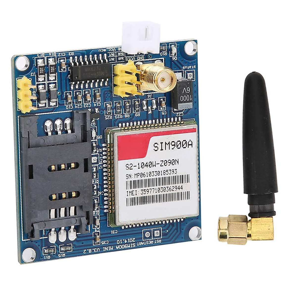 ShunFudz Sim 900A Module Developemnt Board SmsGsmGprsStm32A6 Transmission Electronic Component Support A Variety Of Mobile Phone Cards