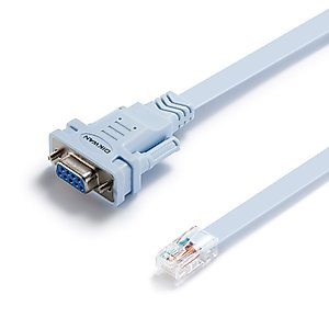OIKWAN DB9 to RJ45 Console Cable,Compatible with Cisco Routers Switches Firewalls CAB-CONSOLE-RJ45