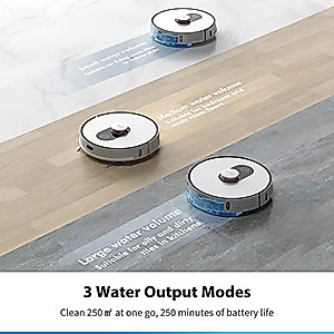 ROIDMI EVE PLUS Robot Vacuum and Mop Cleaner, with 3L Self Empty Station, 2700Pa Max Suction, 250 mins Max Run-Time, Compatible with Alexa, LiDAR Navigation, Multi Floor Mapping, Personalized Cleaning