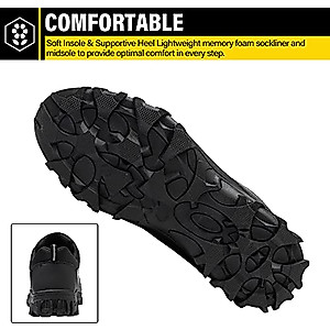 Steel Toe Safety Sneakers for Men Women Duarable Breathable Punture Proof Indestructible Industrial Construction Work Shoes Zapatos casquillo seguridad construcción para Hombre de Trabajo