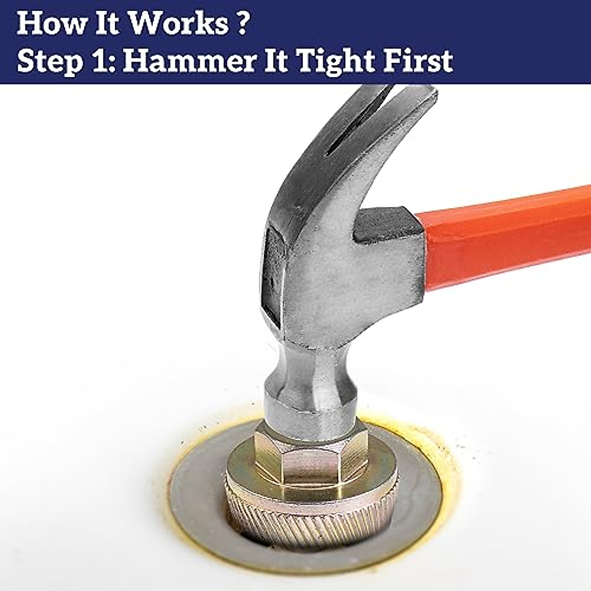 THINKPRO 1.5" Tub Drain Extractor, 6PCS Pipe Nipple Extractor, Remove the Old, Broken, Stubborn, Rusted Drain Tub Bathtub Stopper, Strong Grab Plumbing Tools with Solid Storage Case