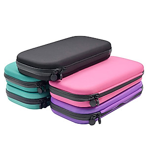KASCLINO EVA Hard Stethoscope Case, Stethoscope Storage Box, Multi-Function EVA Carry Storage Organizer Box with Extra Mesh Pockets for Small Accessories, Device NOT Included(Black)