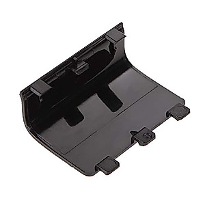 VizGiz 4 Pack Battery Back Cover for Xbox One Wireless Controller Repair Part Replacement One S X Controllers Pack Shell Clip Back Door Lid Guard Cabinet Holder Case (Black)