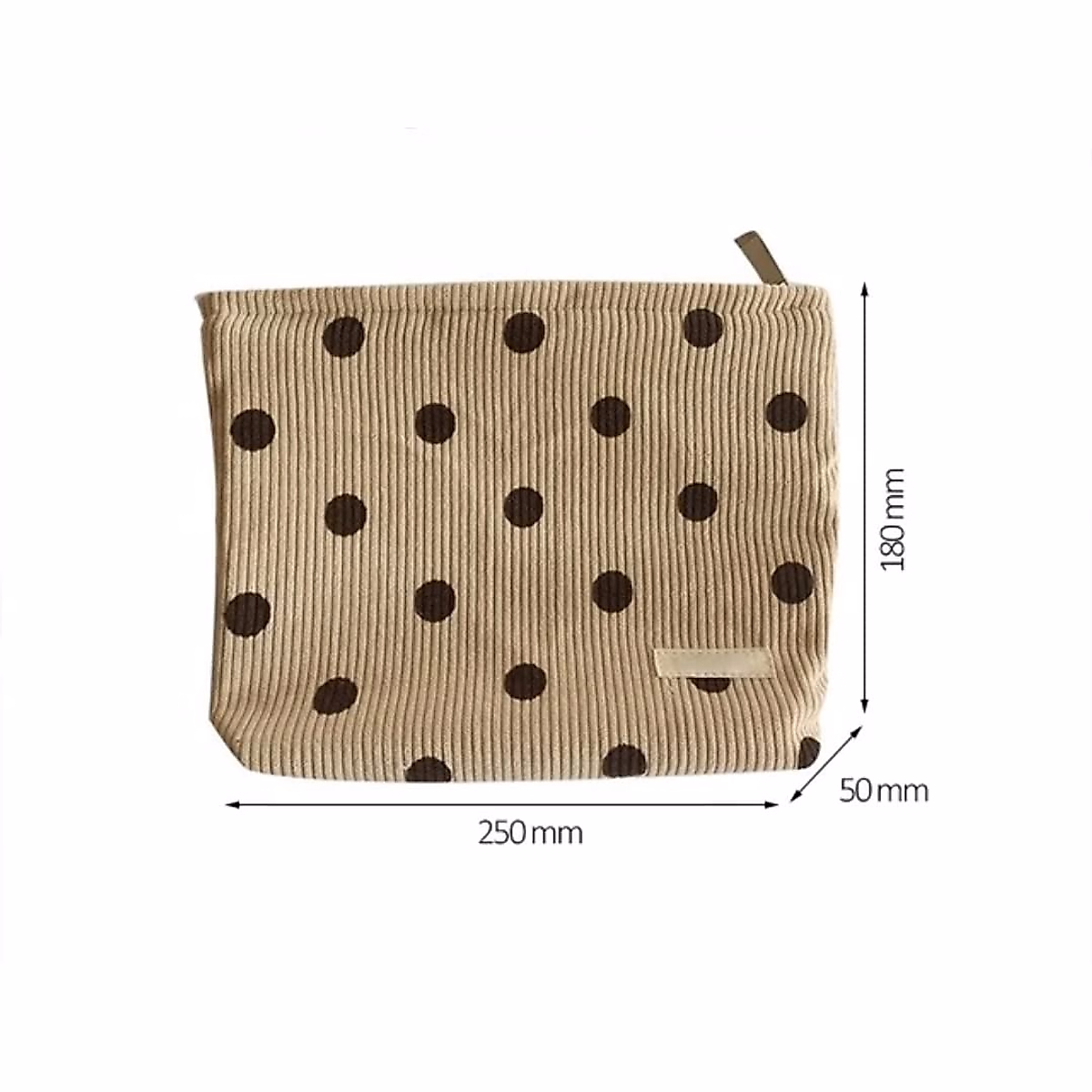 TRITFIT SPORTS- Makeup bag, Cosmetic bag, travel bag, for women, toiletries bag, makeup storage bag, polkadot