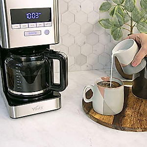 VINCI RDT 12 Cup Coffee Maker, with Patented Spinning Spray Head Technology, Bloom Setting, Brew to Pause, Stainless Steel Fully Programmable Electric Coffee Maker