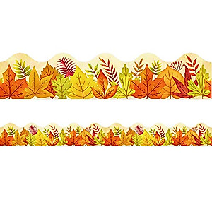 Fall Leaves Bulletin Board Border Autumn Border for Classroom Decoration 36ft